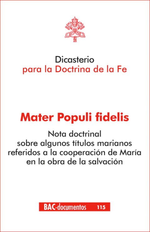 Mater Populi Fidelis | Librería CECADI